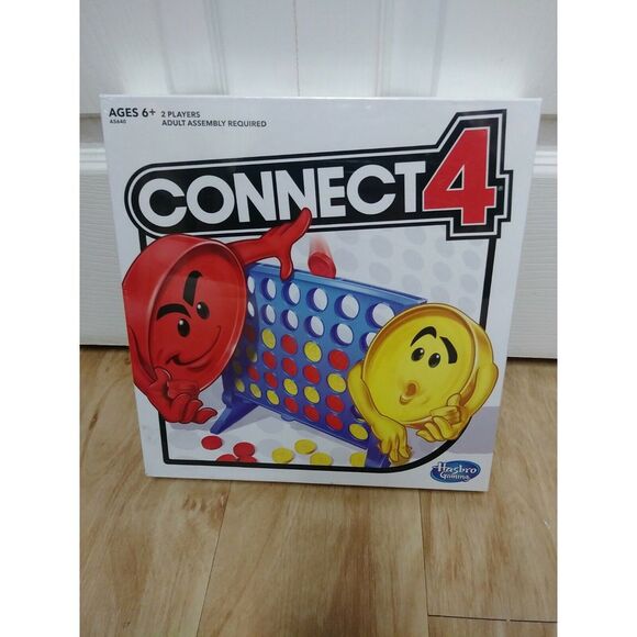 Hasbro | Games | Hasbro Connect 4 Four Classic Family Fun Fast Easy ...